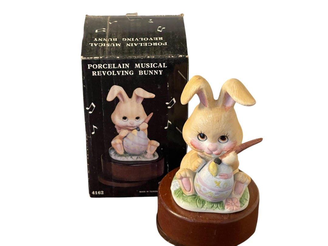 BUNNY MUSIC Box…price Prod…"let Me Call You Sweetheart",,,porcelain ...