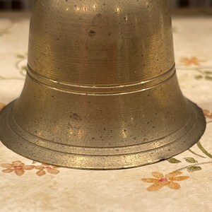 BRASS ANGEL Bell…winged Cherub…christmas Church Bell…handbell…solid ...