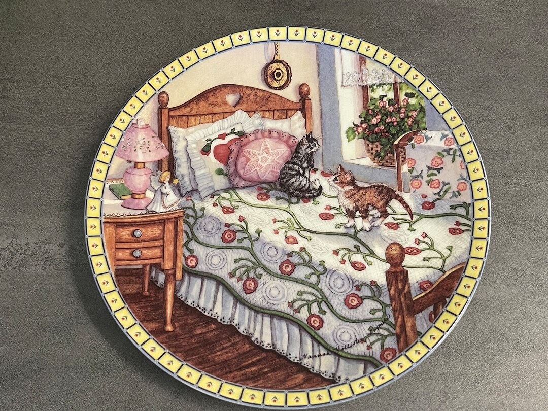 COLLECTIBLE CAT Plate…knowles…”a Sunny Spot”…10372 A…limited Edition ...