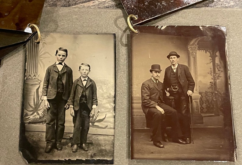 ANTIQUE TINTYPE PHOTOGRAPHY…10 Antique Tintype Photos…various People ...