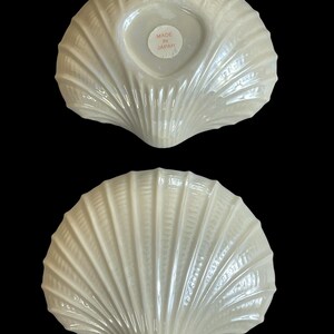 SCALLOP Dish…covered Dish…textured With Pearl Shine…ceramic Scallop ...