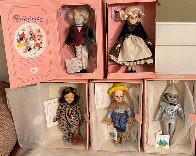 COMPLETE Wizard of Oz 50th Anniversary Collector's Edition All Six Doll ...