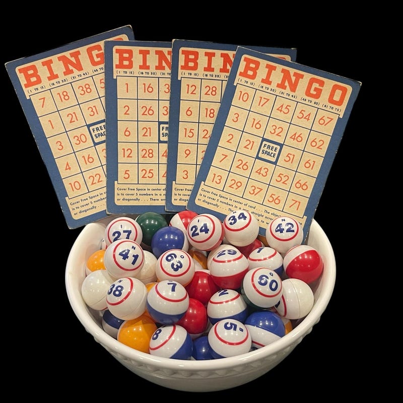 Bingo Set - Etsy