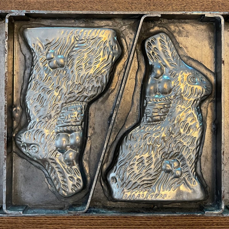 Rabbit Chocolate Mold - Etsy