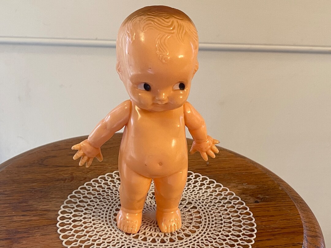 KEWPIE Doll…irwin…small Hard Plastic Doll…collectible Doll…hand Painted ...