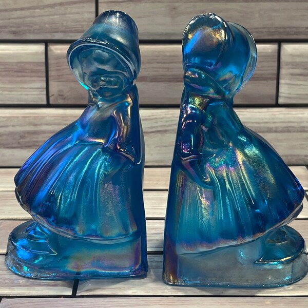 Glass Bookends - Etsy