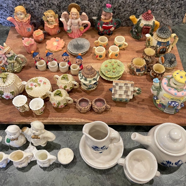 Miniature Tea Set - Etsy