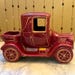 LARGE CAR Planter…hand Painted…vintage Car…gold Accents…open Windows ...