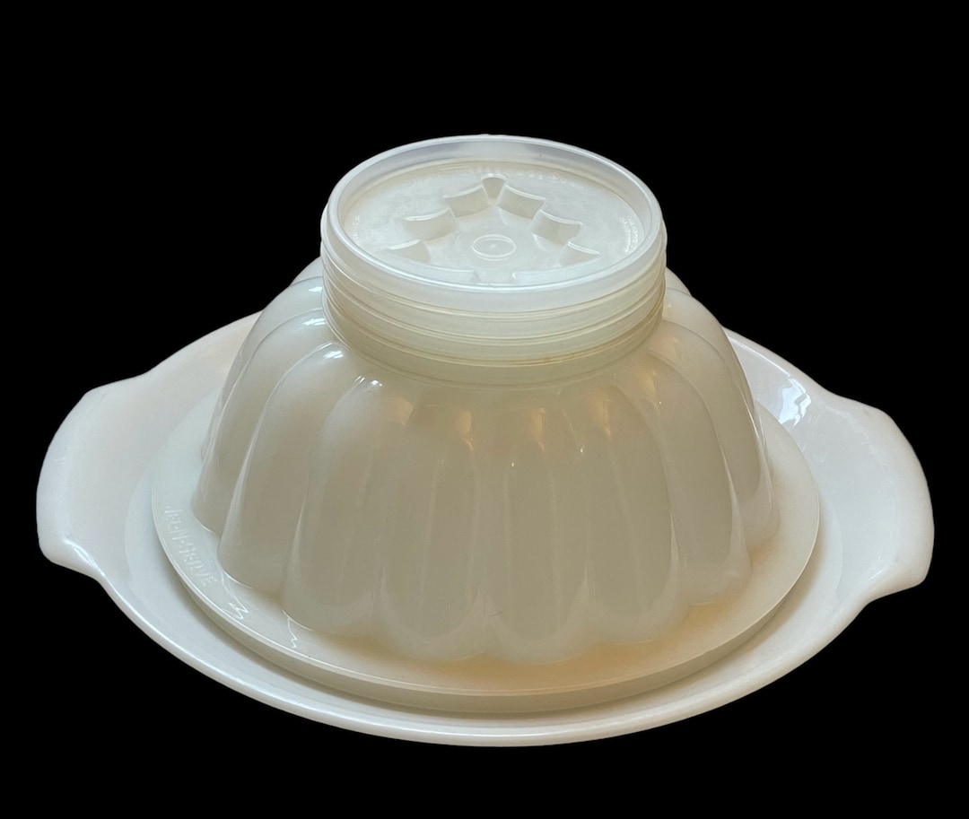 JELLO Mold…tupperware…platter, Mold and 4 Snap in Inserts…jel-n-serve ...