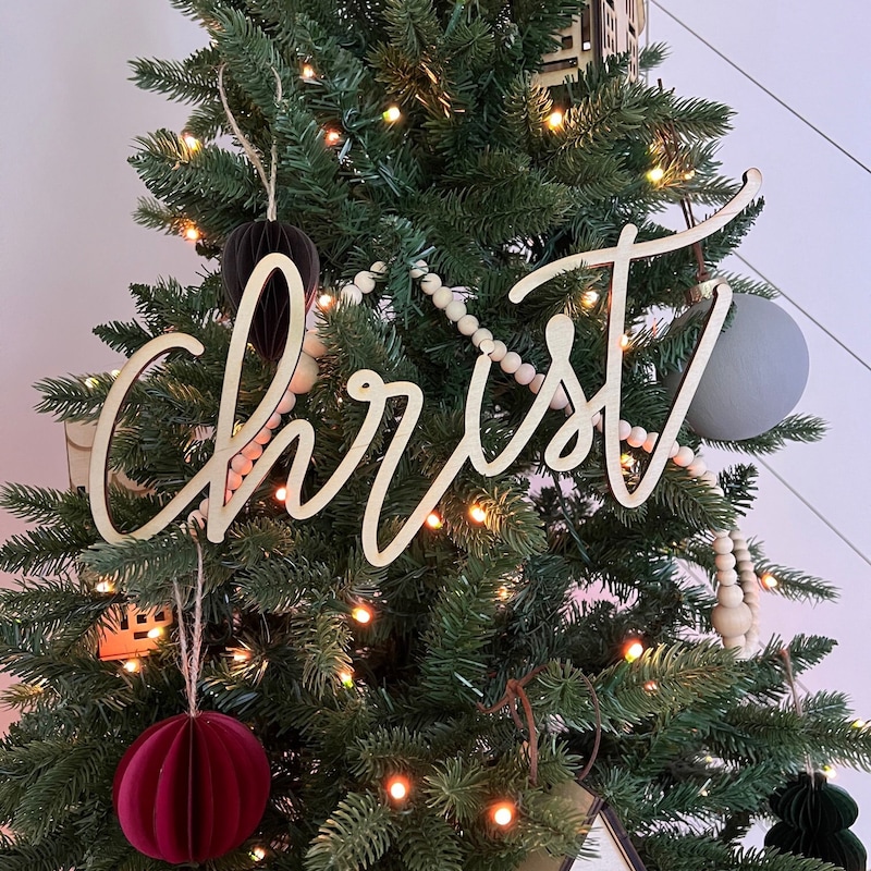 Christmas Tree Words - Etsy