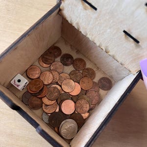 Coin Drop Game, Pennies Game, Travel Game, Die and Chips Included ...