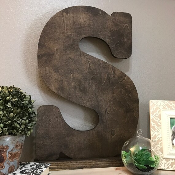 Choose Your Letter Large Wooden Letter Cutout 12 - Etsy