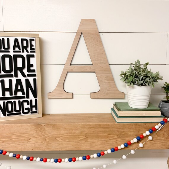 Large Wooden Letters 17 Wood Letters SALE Large Wooden - Etsy