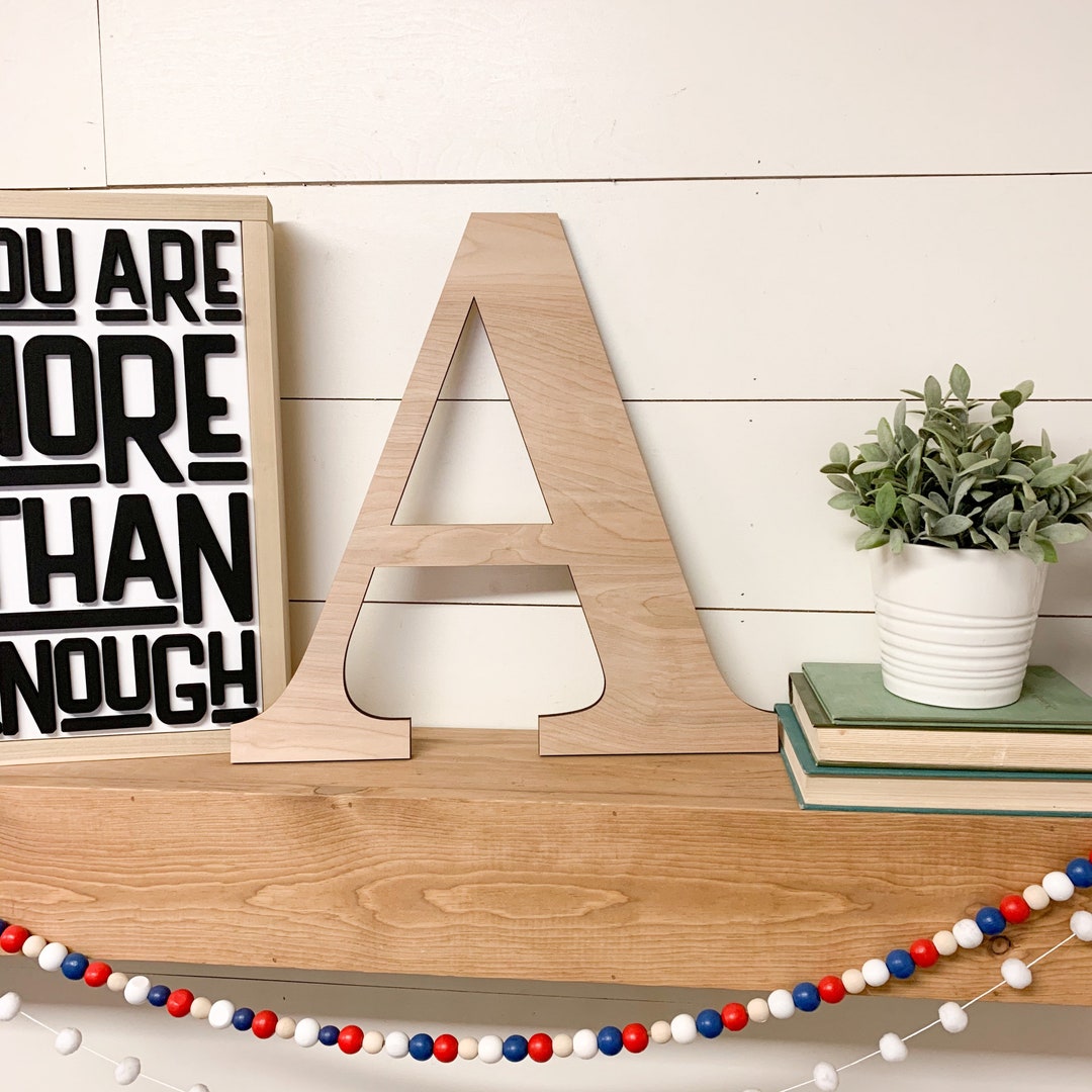 Oversized Wood Letters 16 Wooden Letters SALE Large Wooden Letters ...