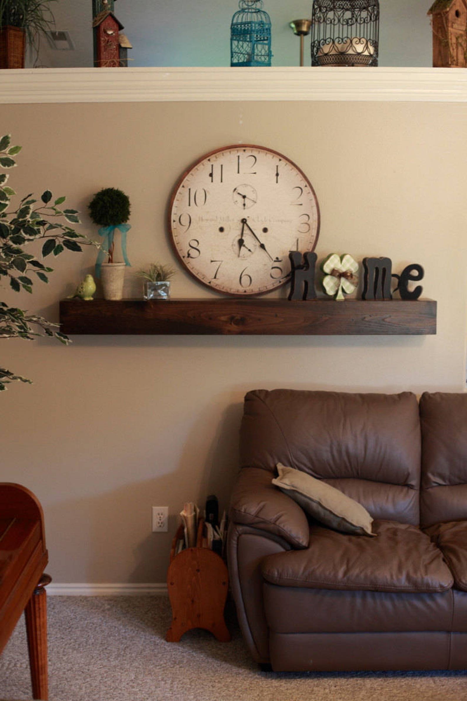 Floating Shelf Beam Style in Lengths of 36 48 - Etsy