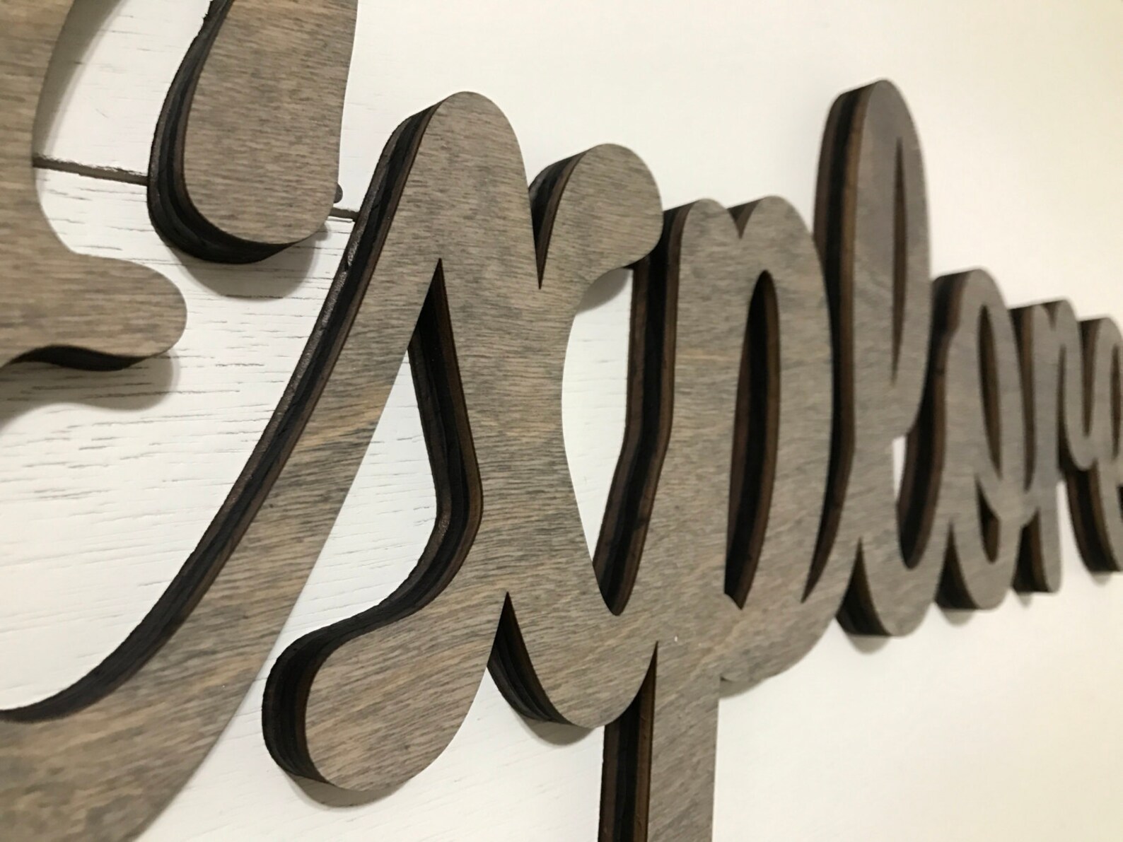 Explore Wood MDF Word Cutout Laser Cut Word Explore Travel - Etsy