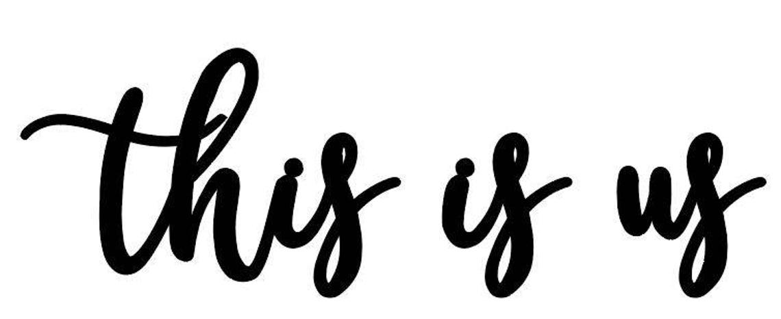 This is Us Laser Cut Words Farmhouse Sign This is US - Etsy