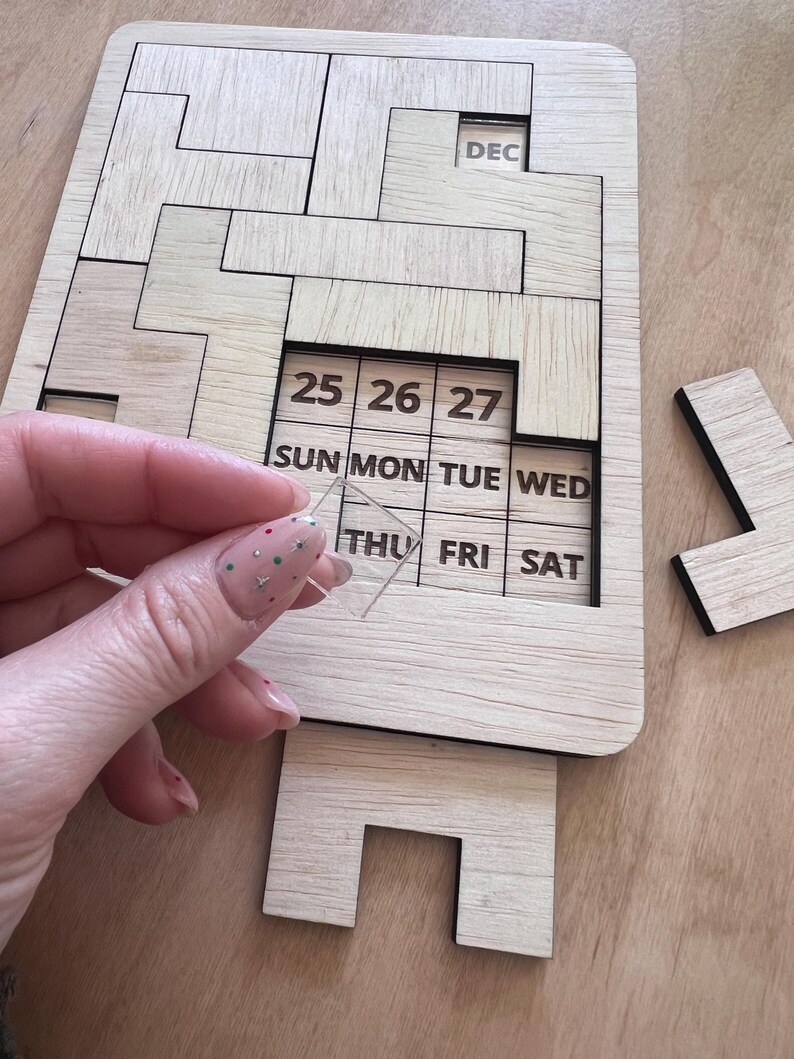 2026 Calendar Puzzle, A Puzzle Everyday, Coffee Table Decor, Jigsaw ...