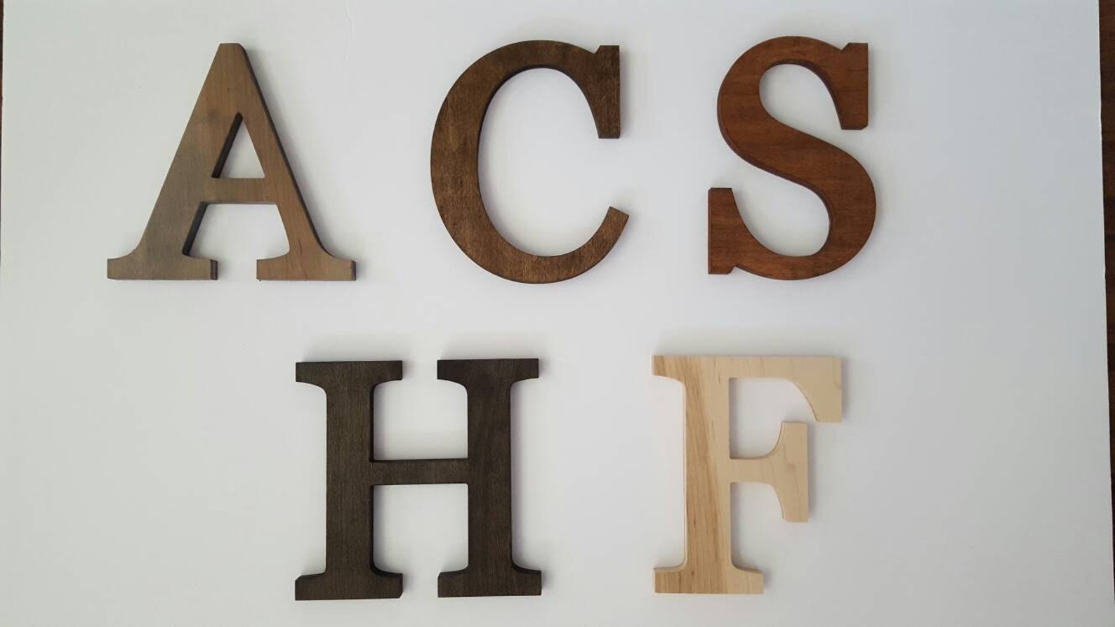 Choose Your Letter Large Wooden Letter Cutout 12 - Etsy