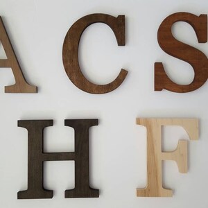 Choose Your Letter- Large Wooden Letter Cutout, 12"- 24" Tall Wood ...