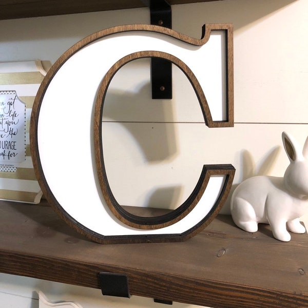 Large Wooden Letter - Etsy
