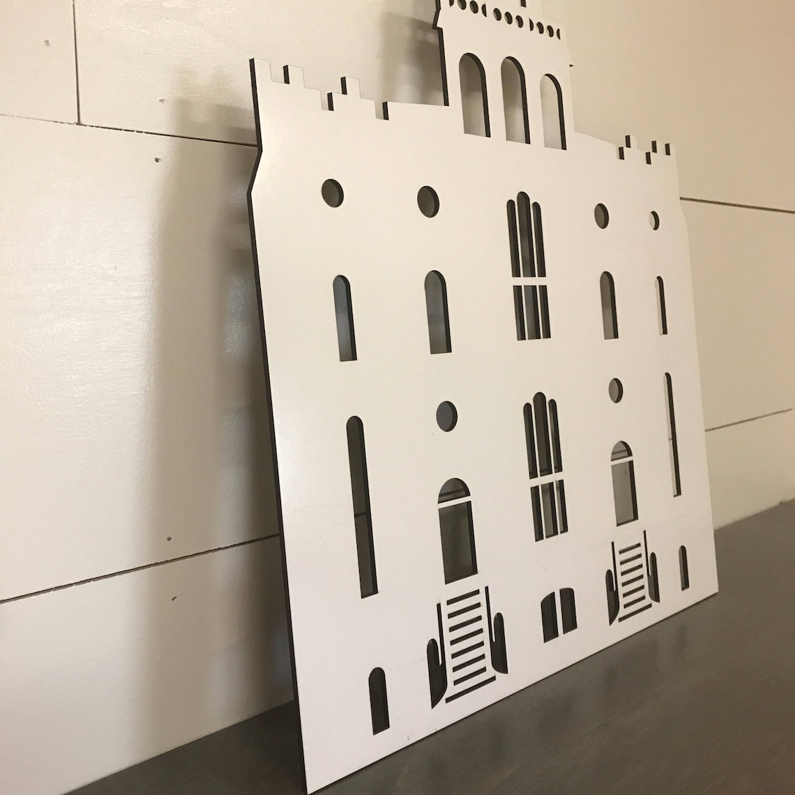 LDS Temple Cutout Wood Laser Cut Temple St. George and Salt | Etsy