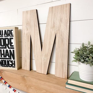 Extra Large Wood Letter 23 Wooden Letters SALE Large Wooden Letters ...