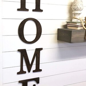 HOME Letter Cutouts Wood Word - Etsy