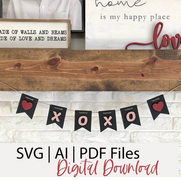 Valentine Banner - Etsy