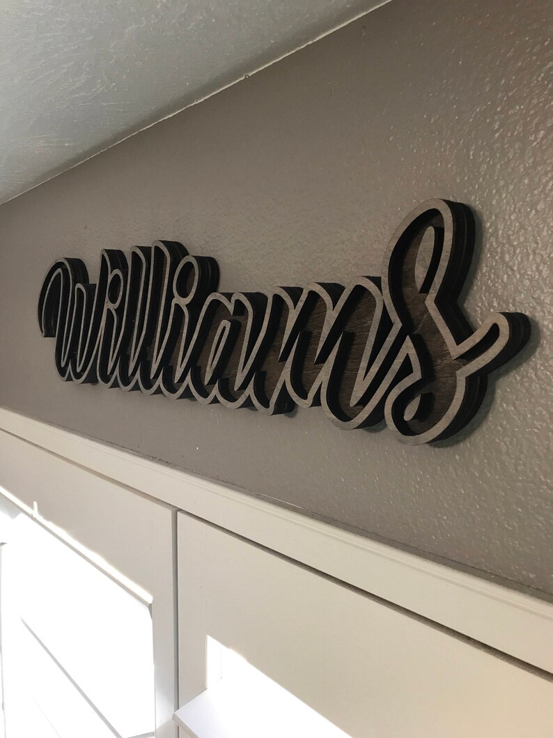 Wooden Name Cutout Marquee Style Wood Letter Cutout Laser - Etsy
