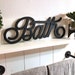 Bathroom Wood Word Cutout Scroll Cut Word Bath Wood Sign - Etsy