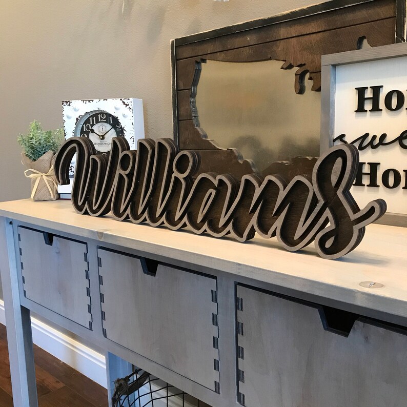 Wooden Name Cutout Marquee Style Wood Letter Cutout Laser - Etsy