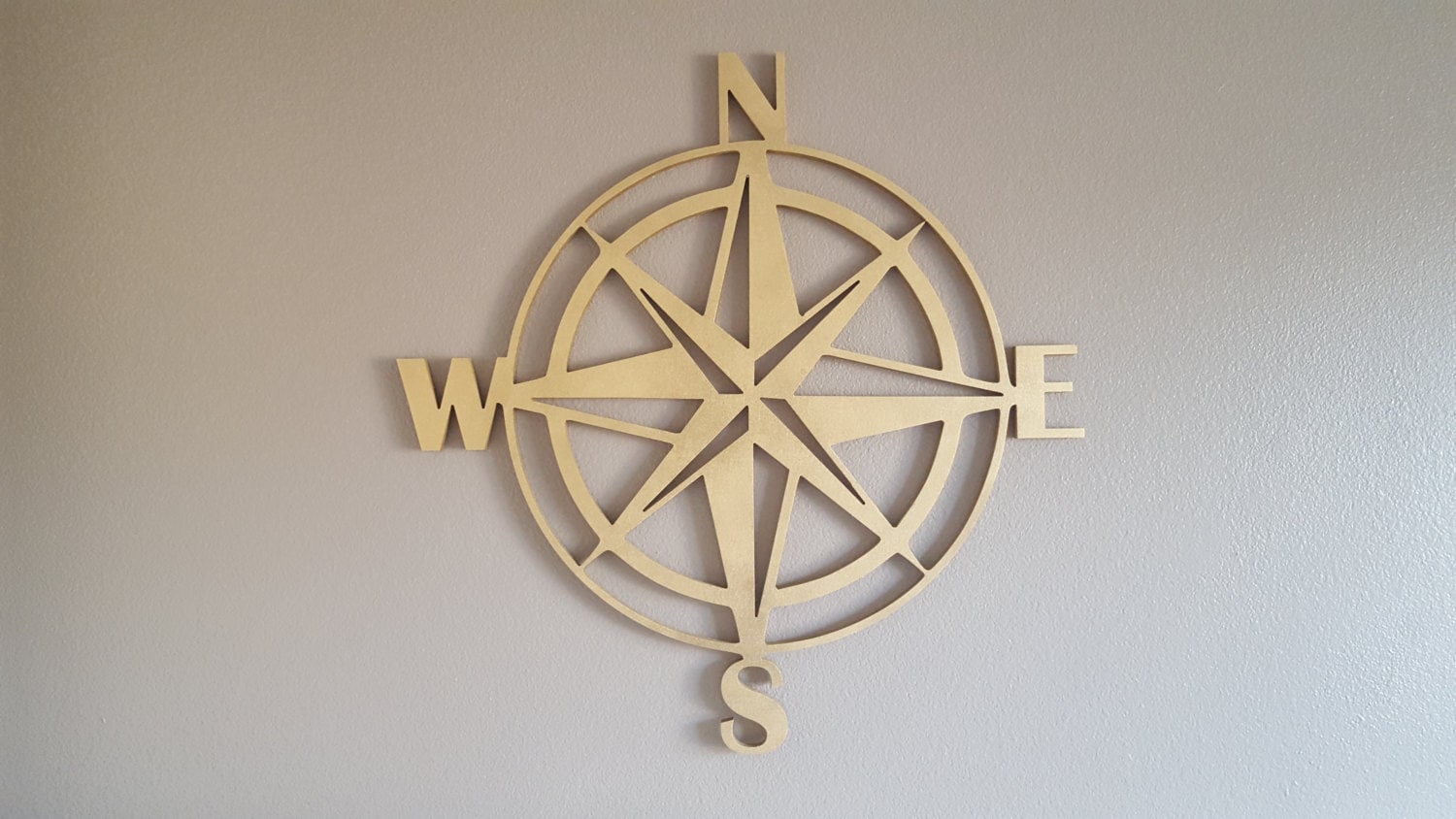 Wood Compass Cutout Wooden Compass Large Gold Compass 3d - Etsy