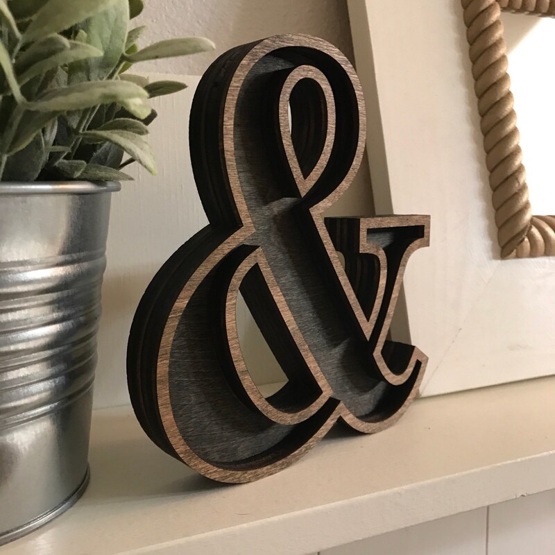 Rustic Letter Wall Decor - Etsy