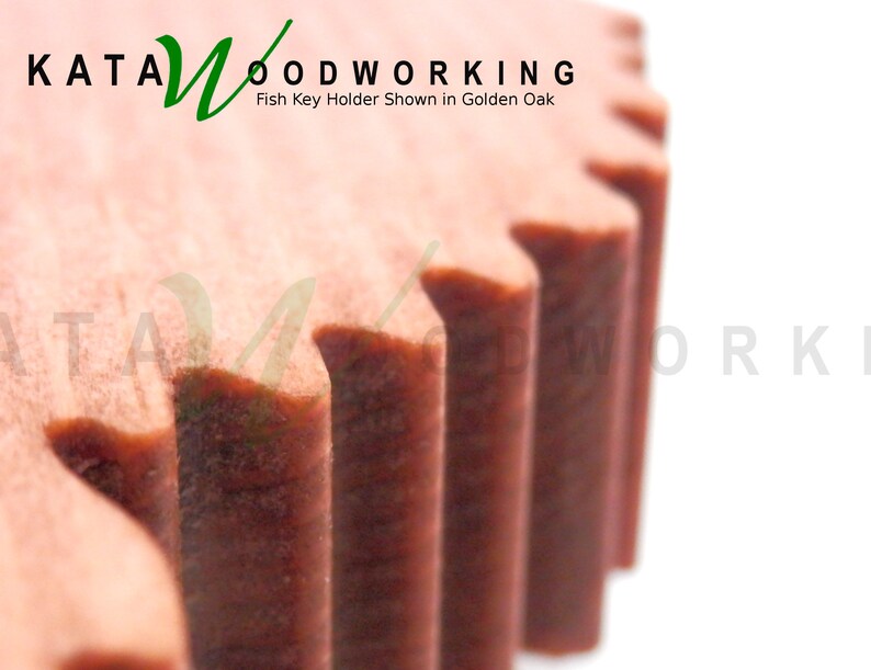 Fish Shaped Key Holder for Wall Mounted Wood Key Rack Hanger - Etsy