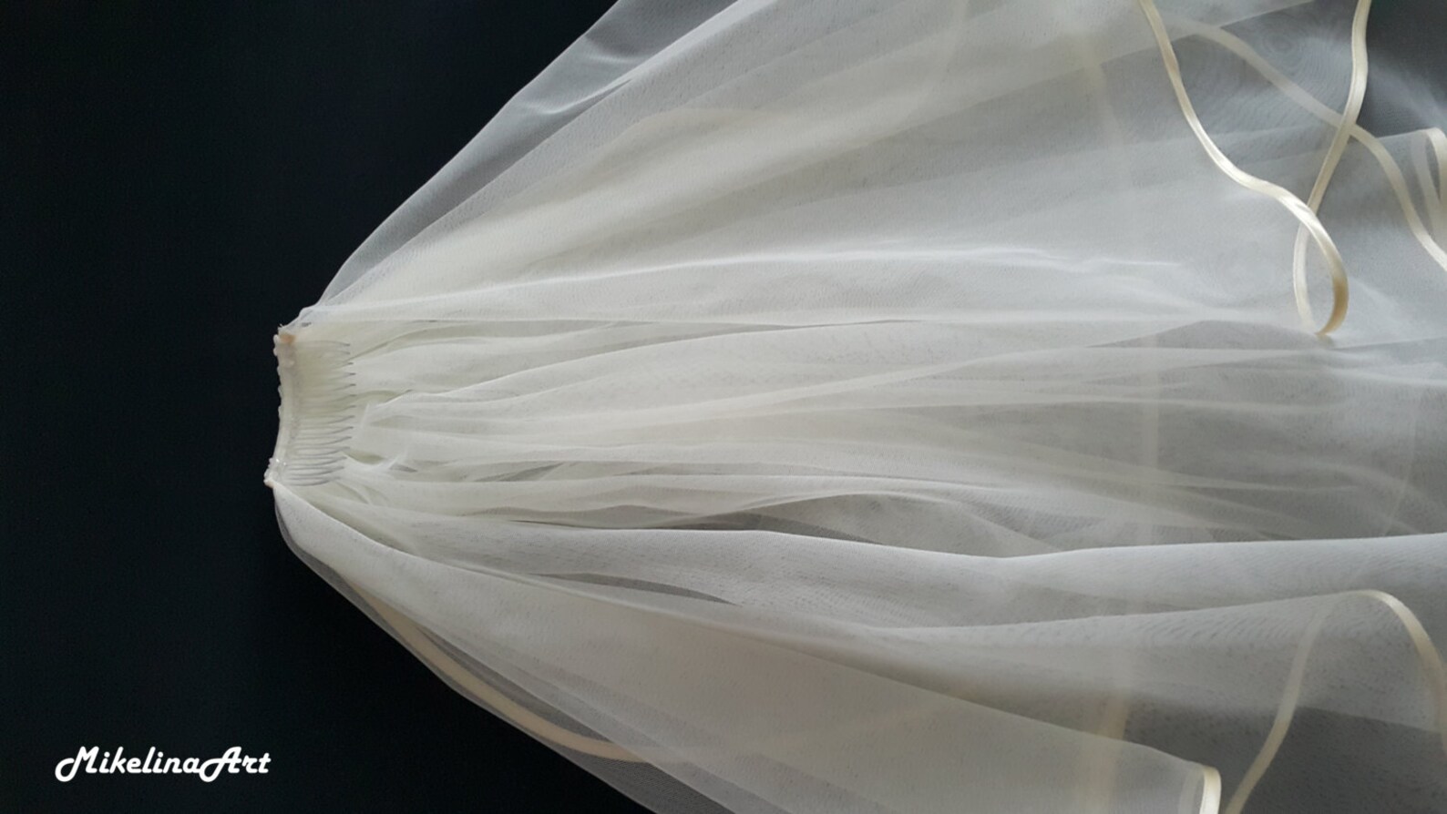 Ivory Wedding Veil, Three Layers - Etsy