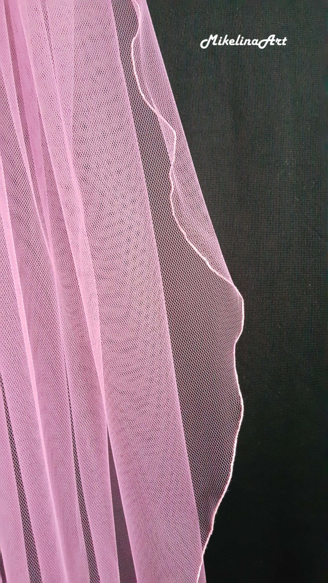Pink Wedding Veil - Etsy