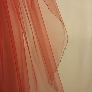 Red Wedding Veil - Etsy