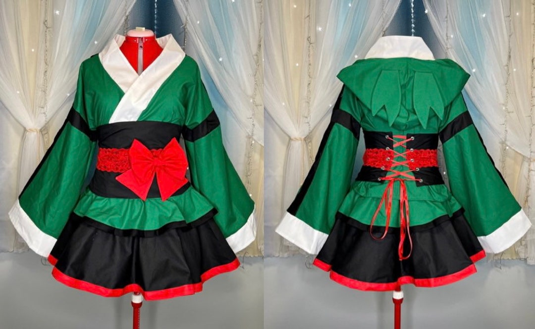 Crying Hero Cosplay Kimono Dress My Hero Deku Lolita - Etsy