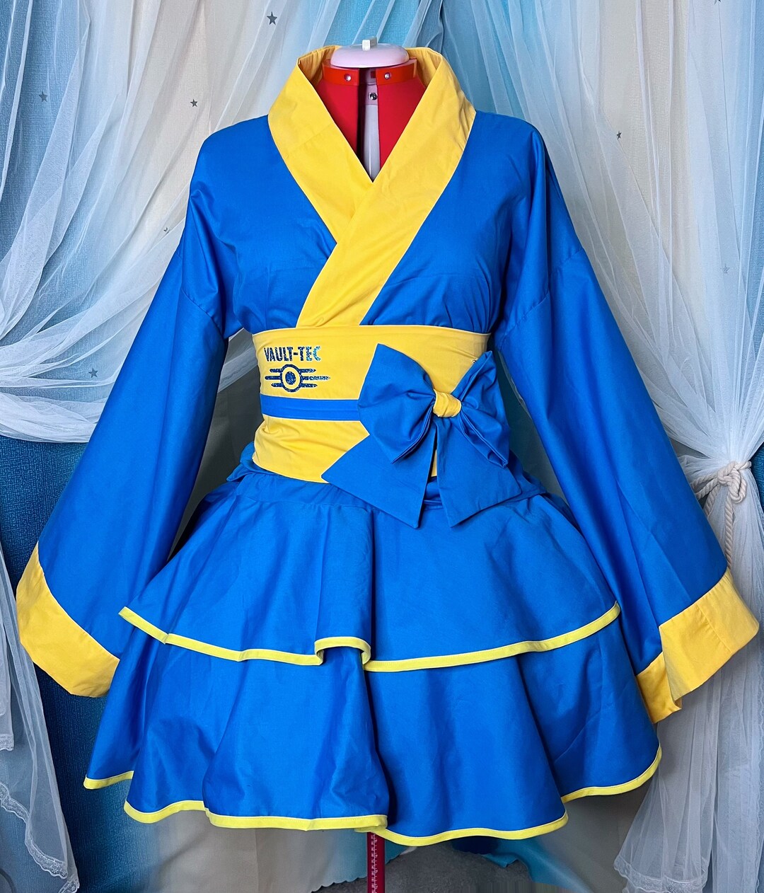 Fallout Vault Dweller Cosplay Kimono Dress Walolita Lolita - Etsy