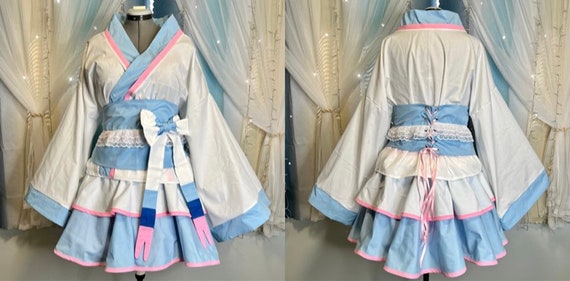 Pokemon Shiny Sylveon Cosplay Kimono Dress Gijinka - Etsy