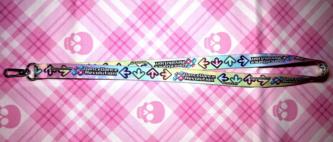 DDR Dance Revolution Game Lanyard for Keychain or Badge - Etsy