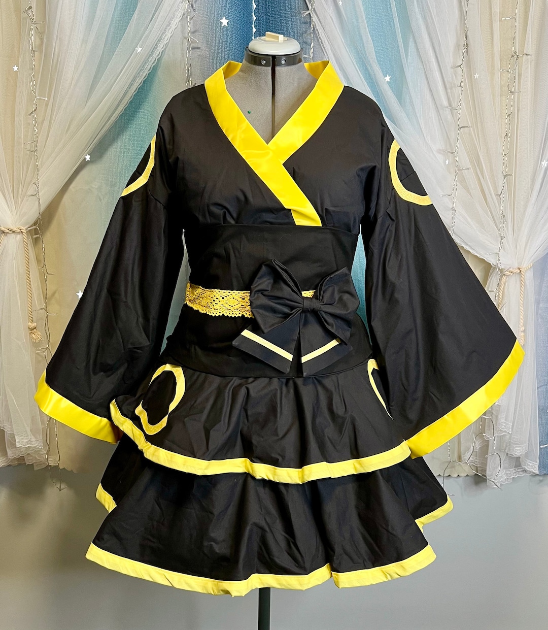 Pokemon Umbreon Cosplay Kimono Dress Eeveelution Gijinka Lolita - Etsy