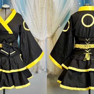 Pokemon Umbreon Cosplay Kimono Dress Eeveelution Gijinka Lolita - Etsy