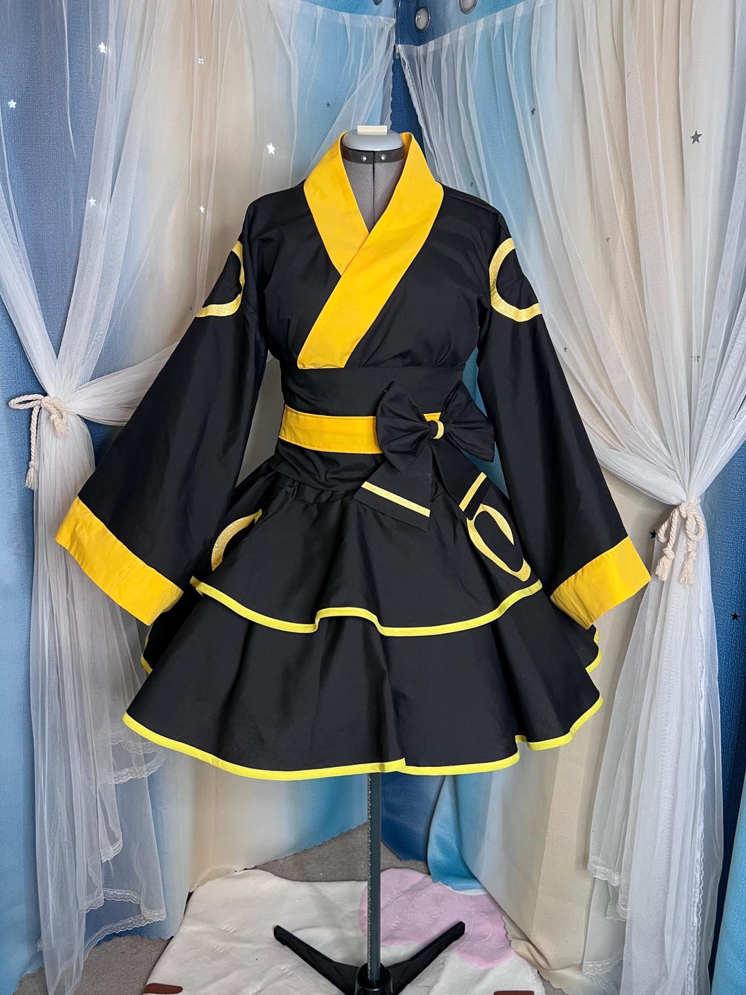 Pokemon Umbreon Cosplay Kimono Dress Eeveelution Gijinka Lolita - Etsy