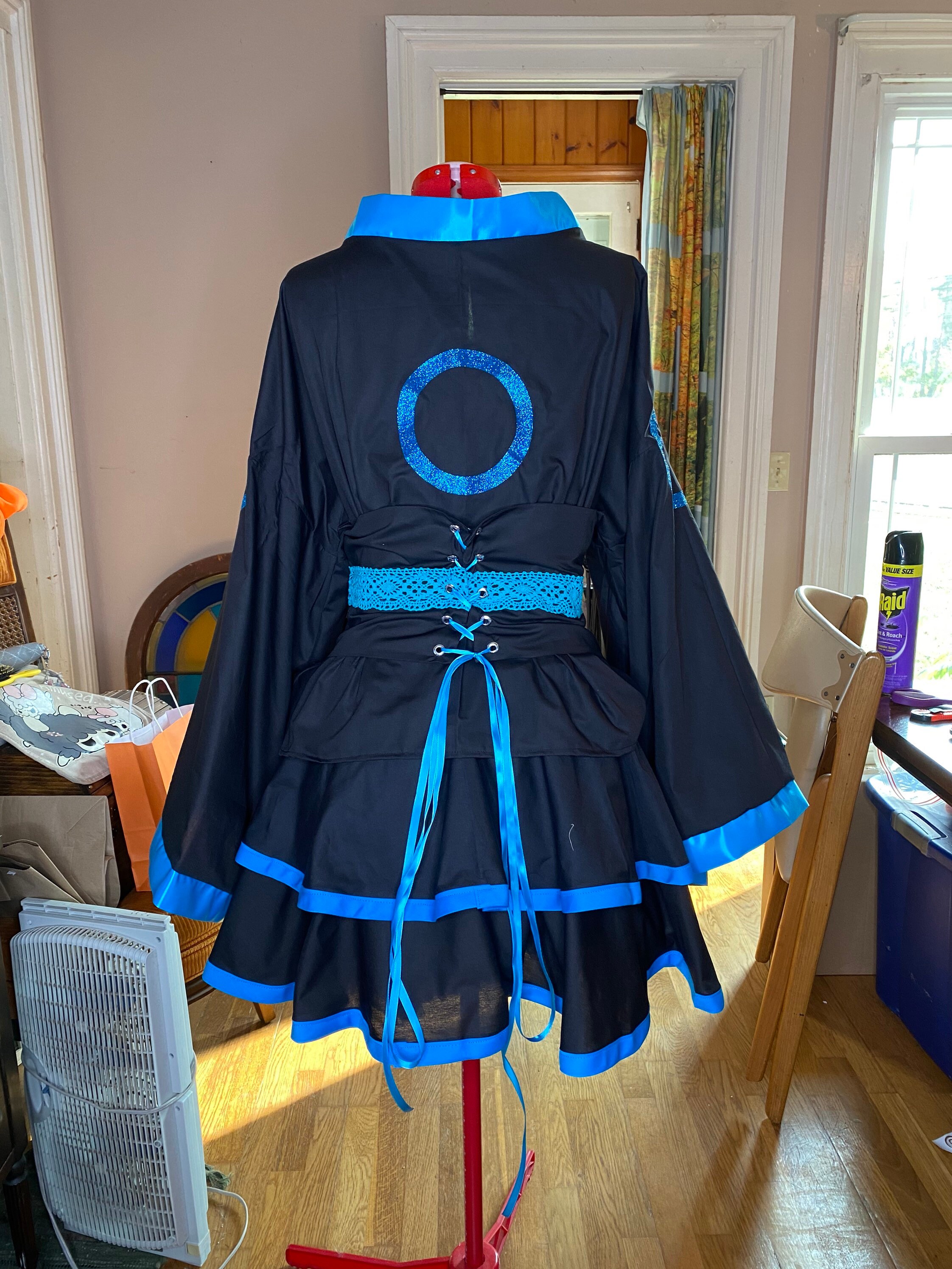 Pokemon Shiny Umbreon Cosplay Kimono Dress Eeveelution Gijinka Etsy