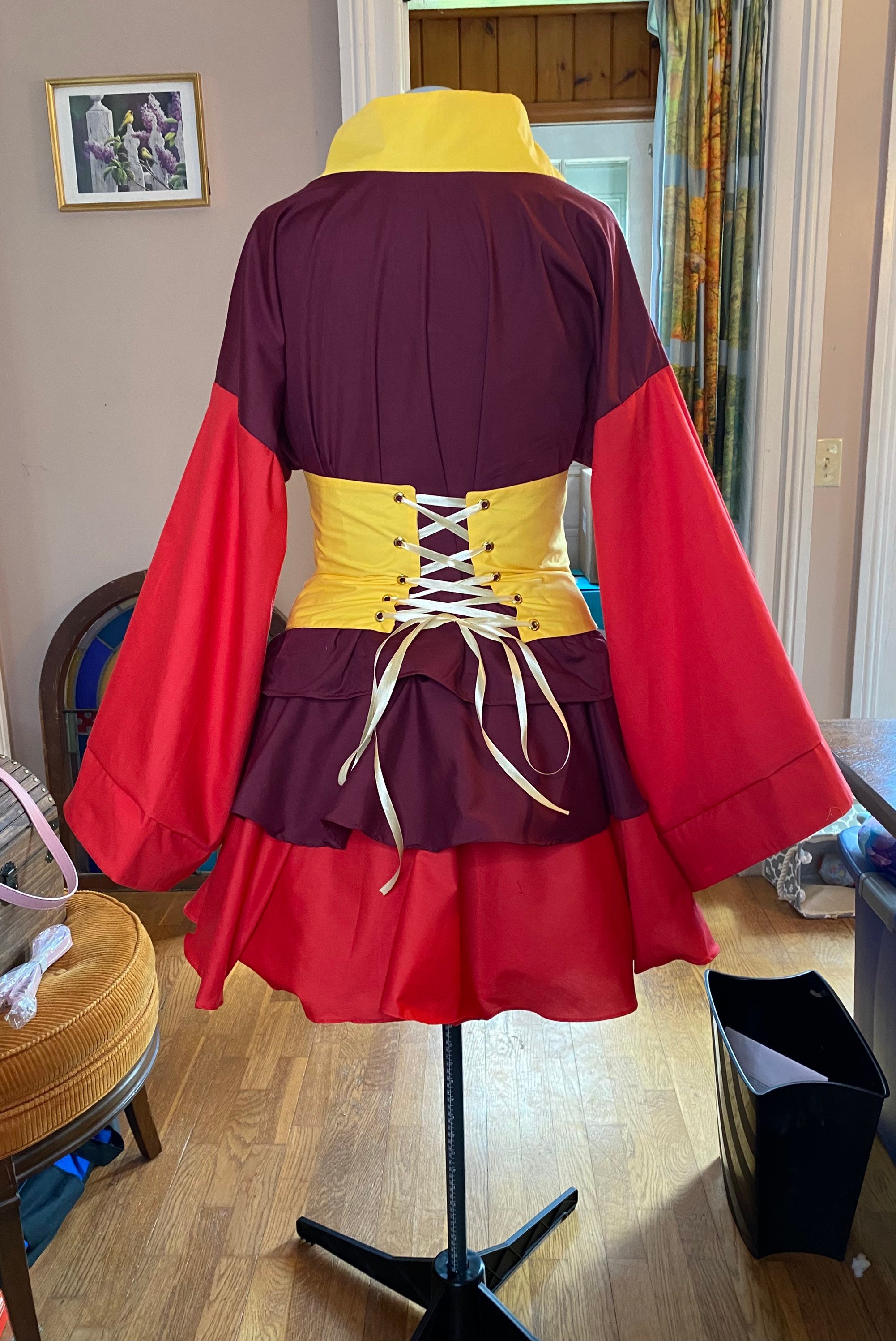 Fire Nation Avatar Cosplay Kimono Dress | Etsy