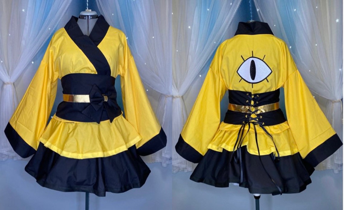 Gravity Falls Bill Cipher Cosplay Kimono Dress | Etsy