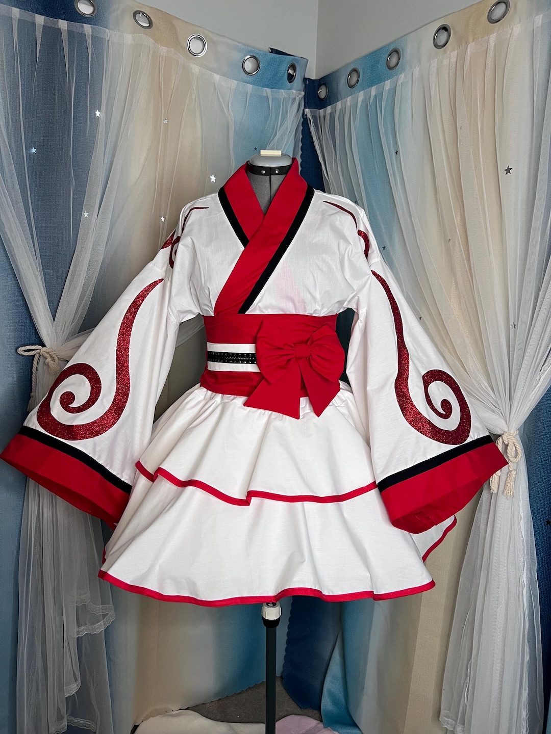 Okami Cosplay Kimono Dress Lolita Spirit Inu - Etsy
