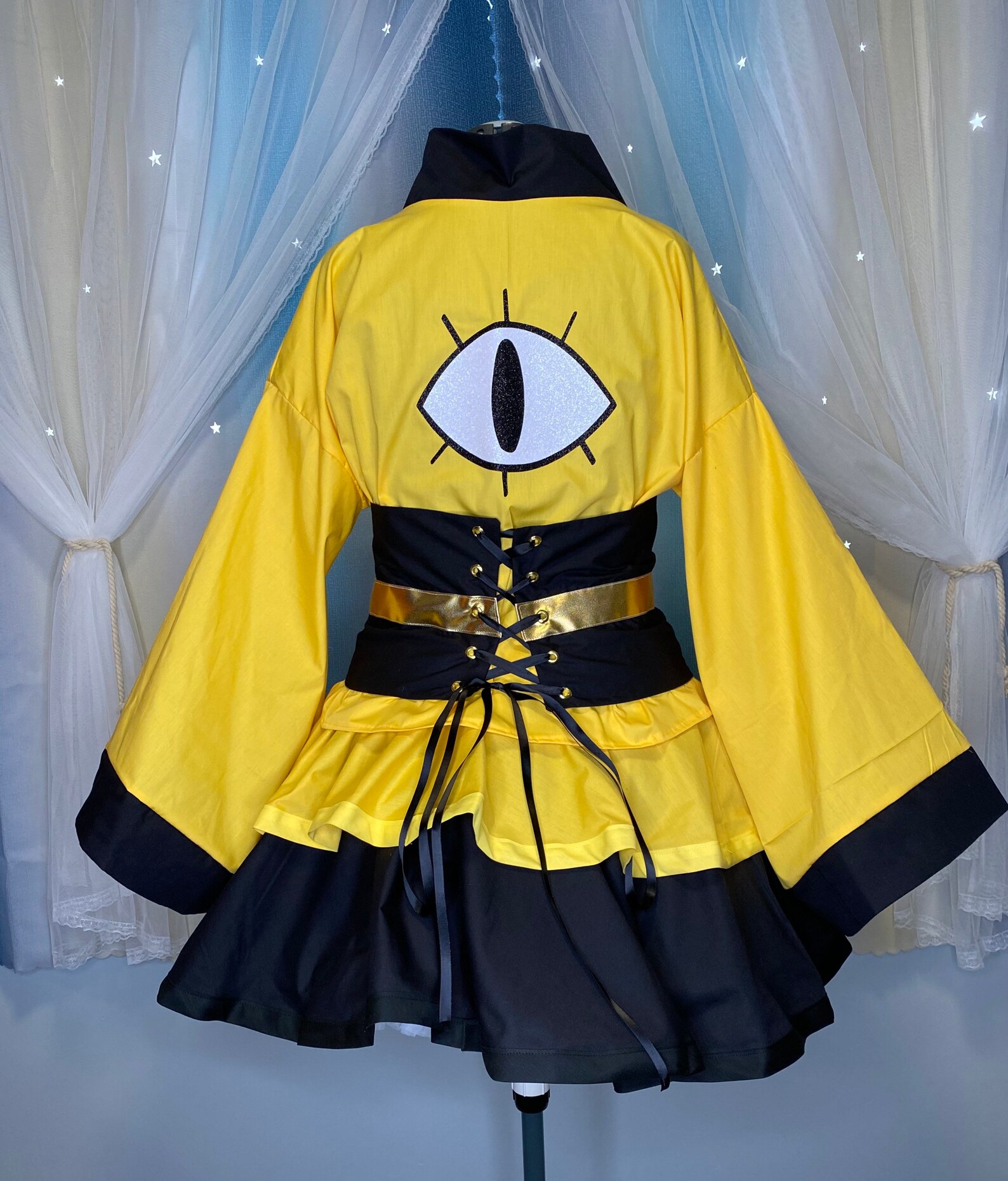 Gravity Falls Bill Cipher Cosplay Kimono Dress | Etsy